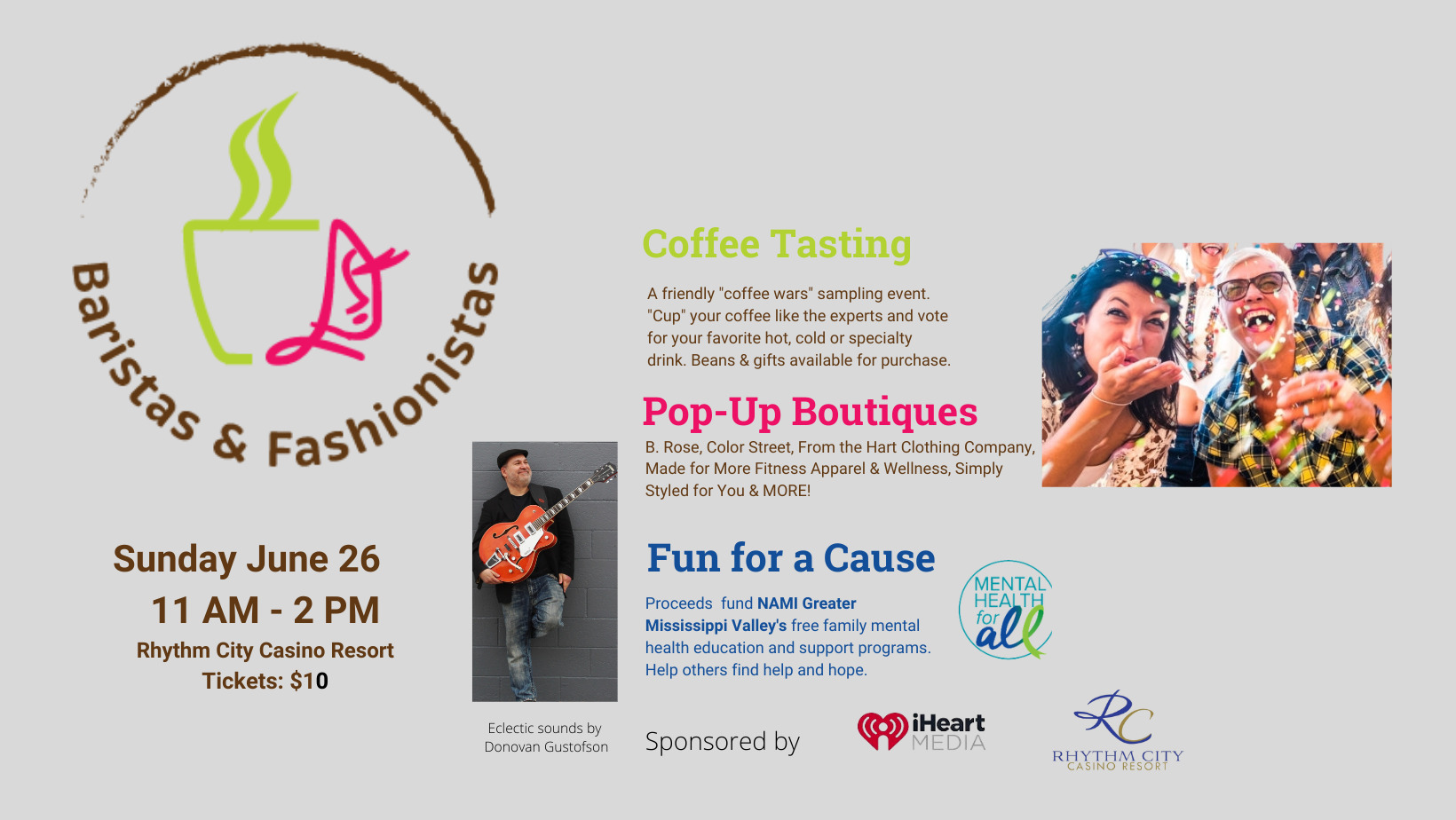 Baristas & Fashionistas Fun for a Cause
