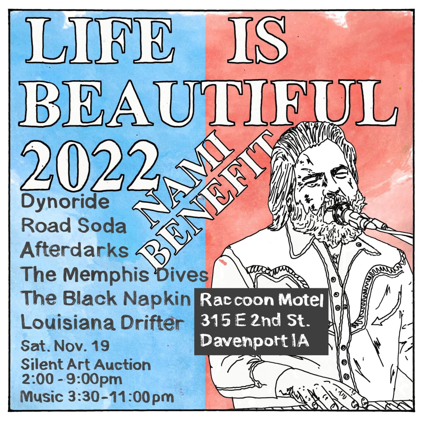 Life is Beautiful Concert & Art Auction - NAMI Greater Mississippi Valley